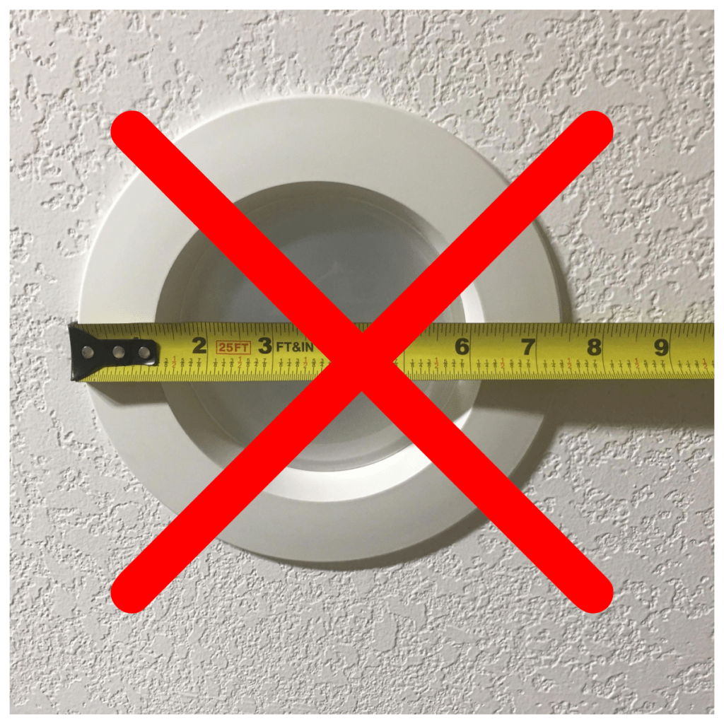 What Size Recessed Lights? The Right Way to Measure